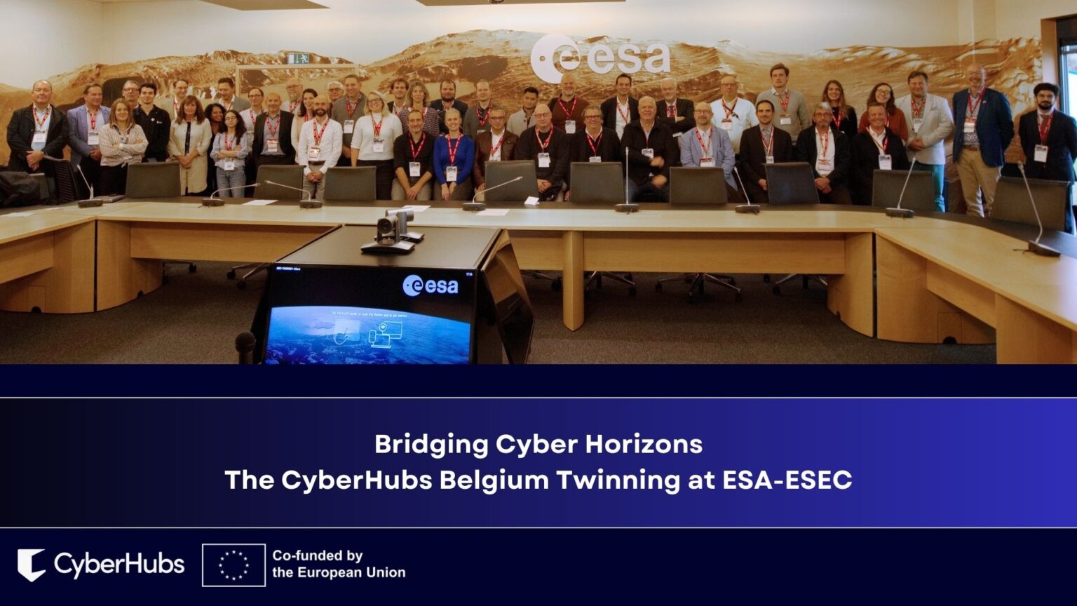 Bridging Cyber Horizons: The CyberHubs Belgium Twinning at ESA-ESEC ...